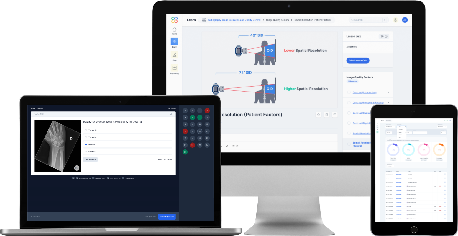 ARRT® Radiography Exam Prep | 96% Pass Rate with Clover Learning